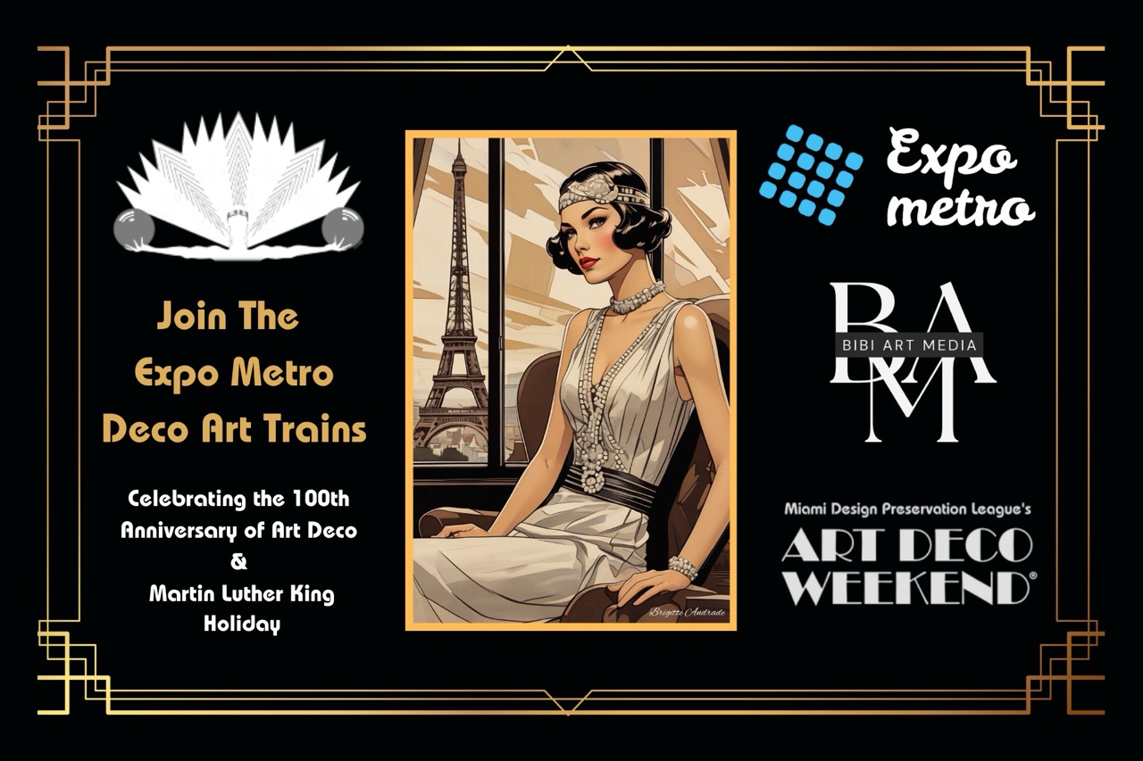 Expo Metro Deco Art Train - 49th Annual Art Deco Weekend 2026